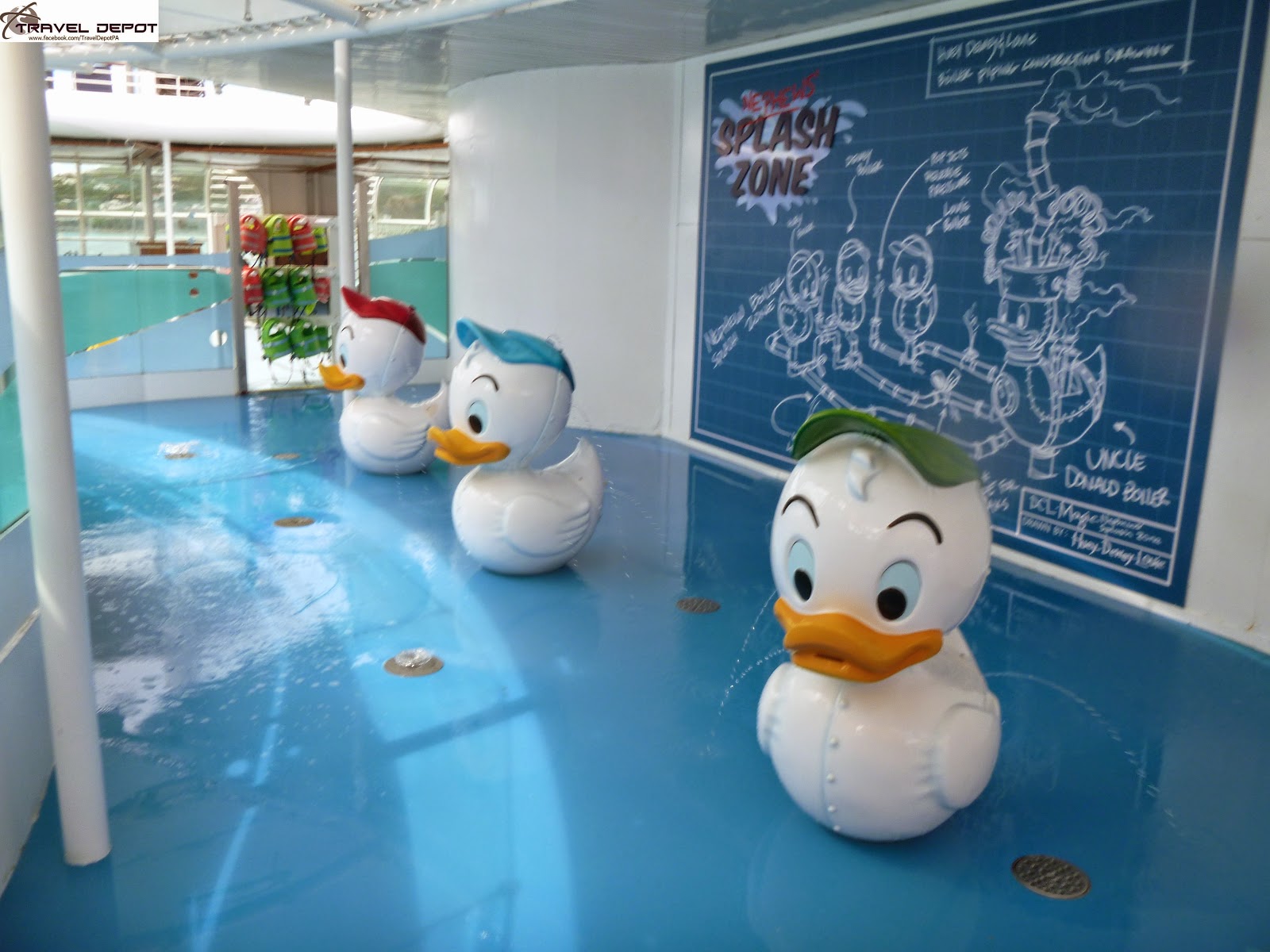 Pool areas aboard the Disney Magic Cruise Ship | Travel Depot