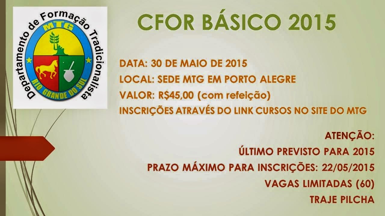 CFOR Básico 2015 - Prosa Galponeira