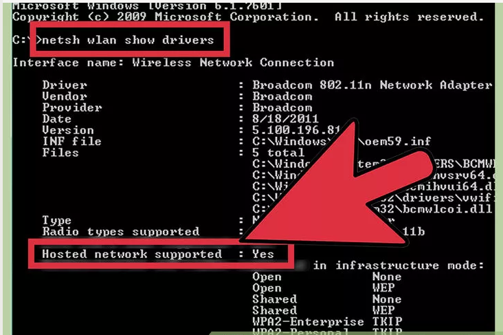 Create a WiFi Hotspot Using the Command Prompt In Windows OS