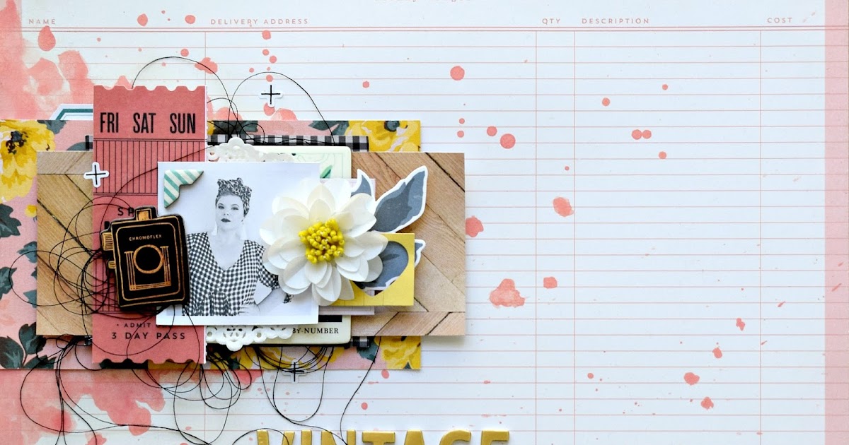 mack girl creates: Scrap the Girls January 2019 challenge - Vintage Girl