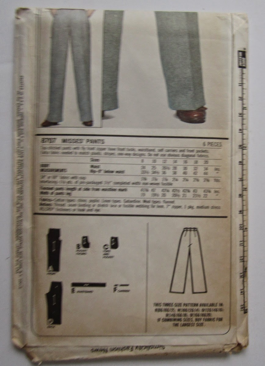 SimplySewing: Uncut Sewing Pattern Misses Pants Size 14 16 18 Vintage ...