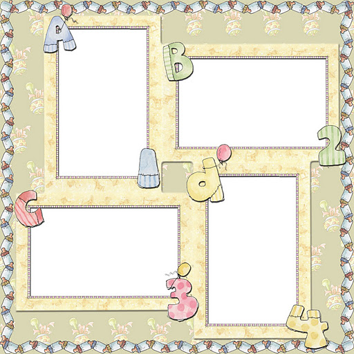 marcos infantiles para imprimir-Colorear dibujos,letras, Actividades ...