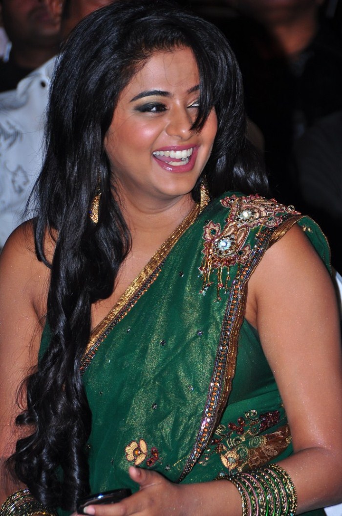 cute photos: Actress Priyamani New Saree Hot Pics in Kshetram Audio Launch.