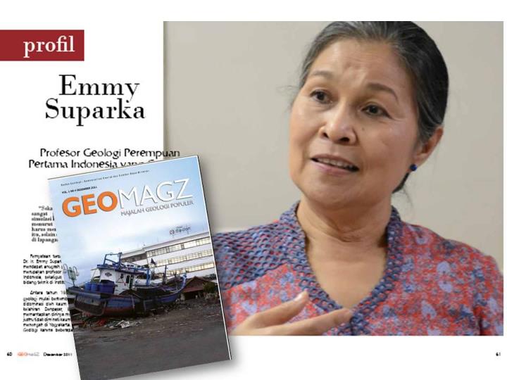 Profesor Dr. Ir. Emmy Suparka Pakar Geologi Pertama Indonesia ...