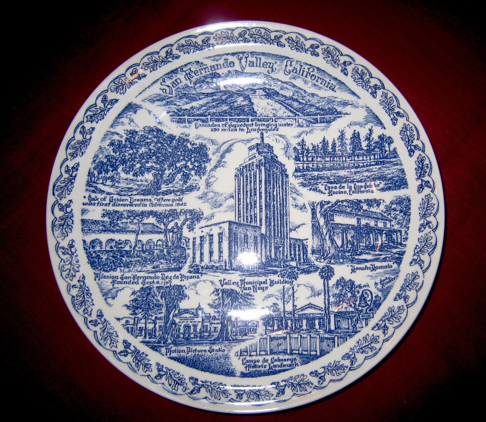 The Museum of the San Fernando Valley: COMMEMORATIVE PLATES CELEBRATE ...