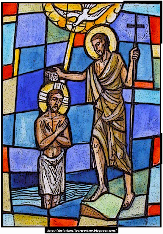 The Baptism Of Jesus Stained Glass