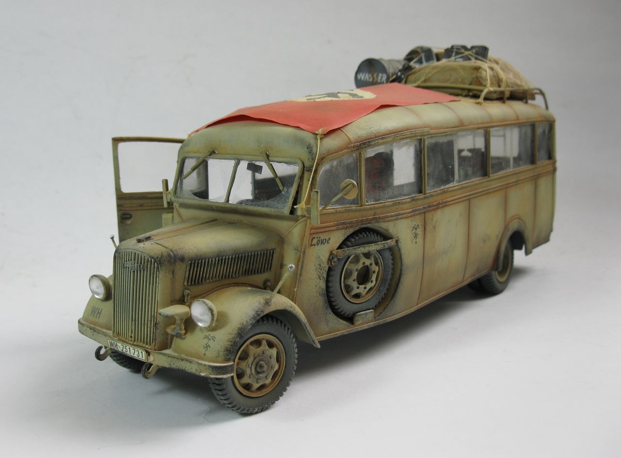 Panzerserra Bunker- Military Scale Models in 1/35 scale: Opel Blitz Bus ...