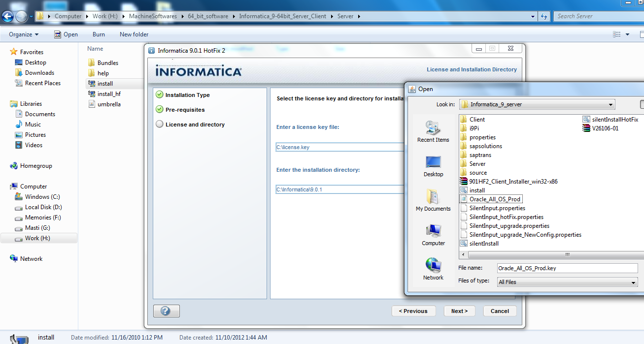 Oracle BIEE & Informatica: Informatica 9.0.1 Installation with screen ...