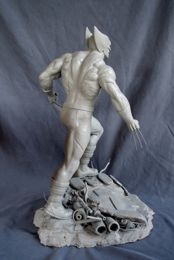 NIMAJNEB SCULPTURE: Wolverine 1/4 statue