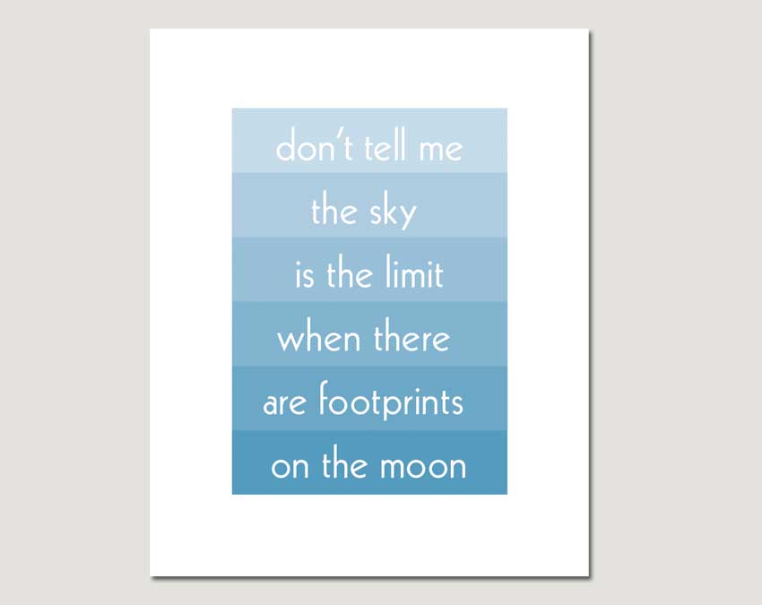 It's About Art and Design: Don't Tell Me The Sky Is The Limit When ...