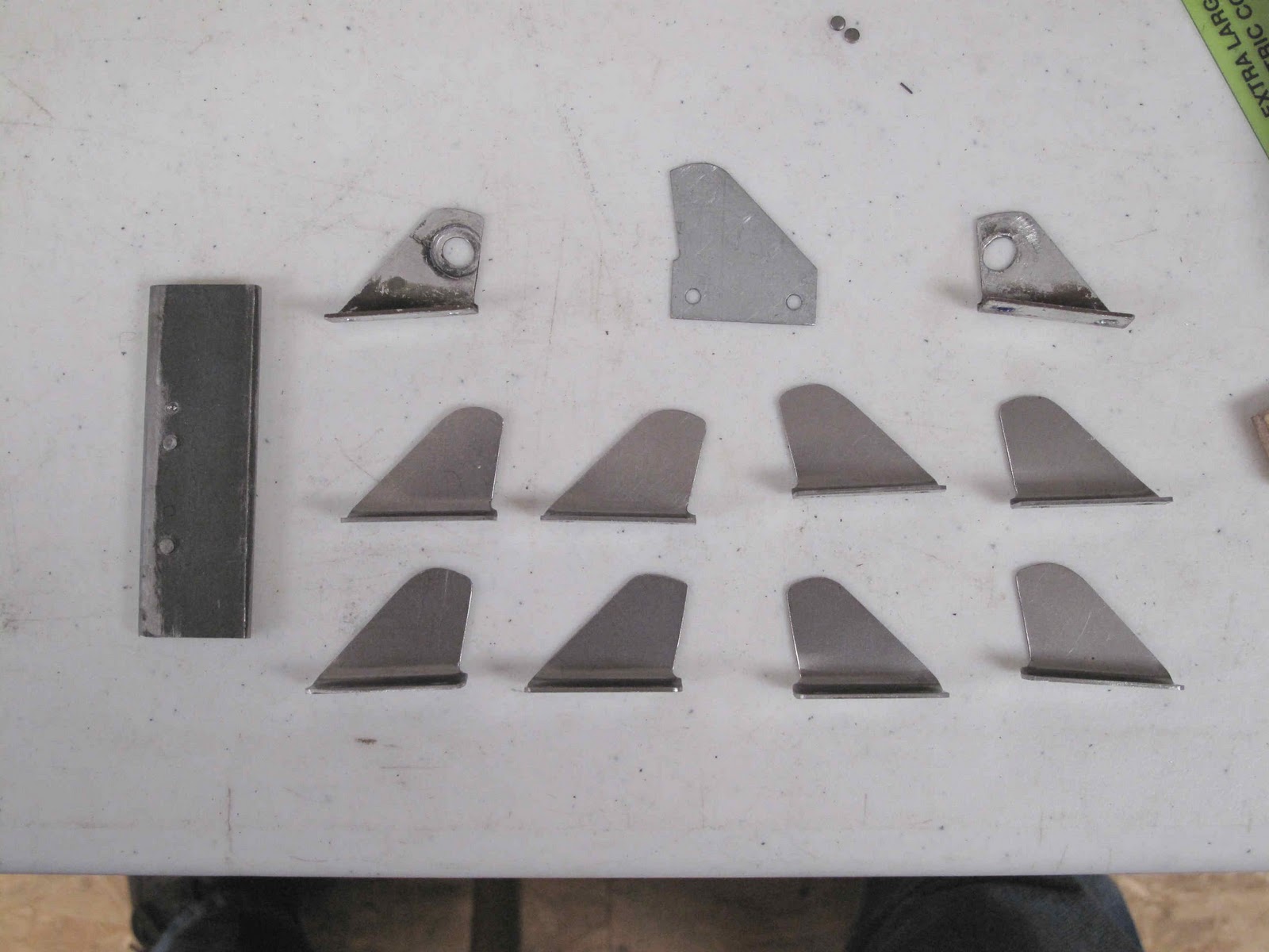 Cessna 140 Rebirth: Window Latch Door Brackets (Cessna 0411595)