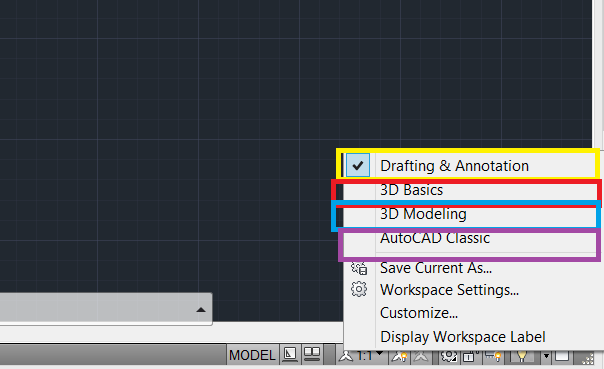 Describiendo la Interfaz del AutoCAD - AutoCAD Online