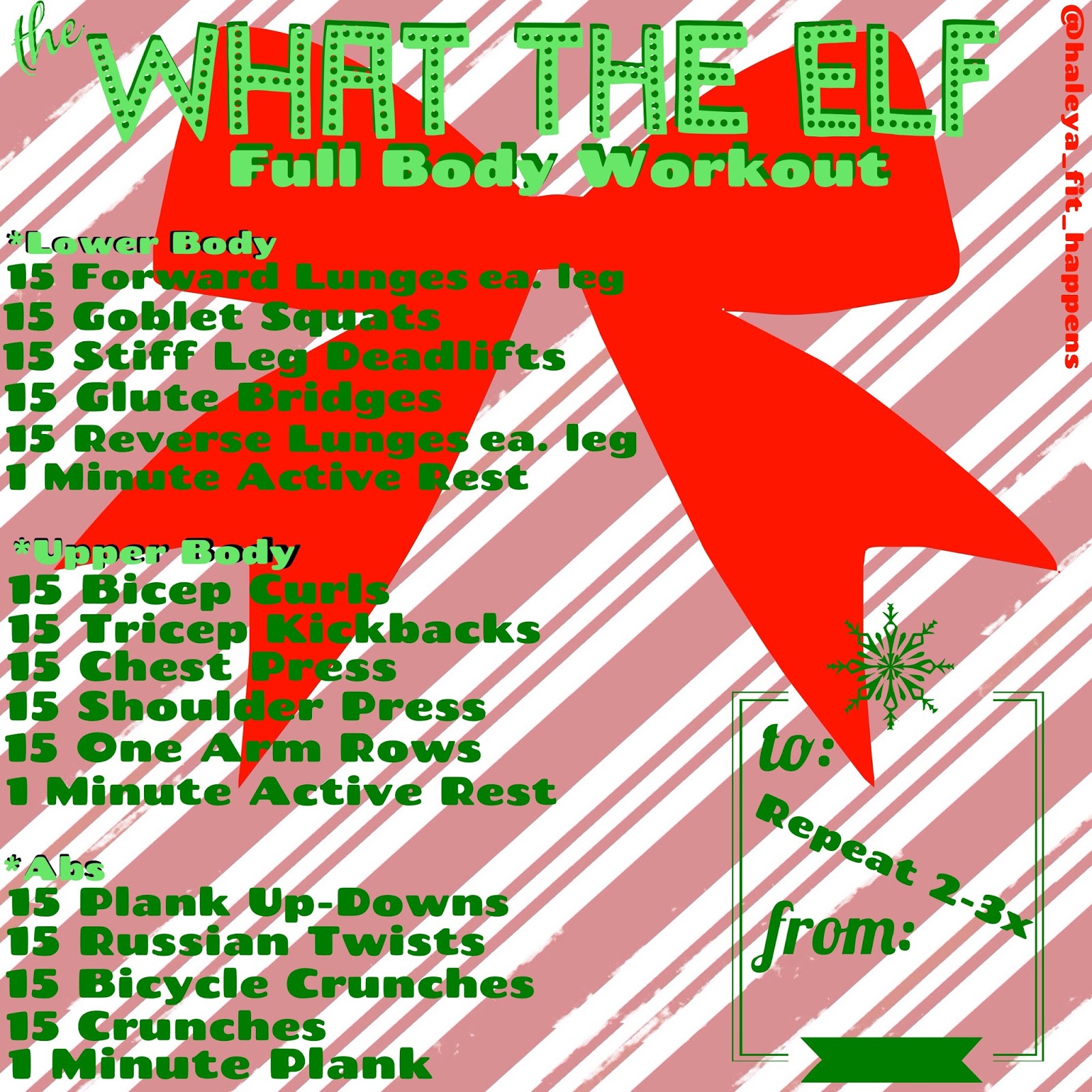 Fit Happens: the WHAT THE ELF full body workout