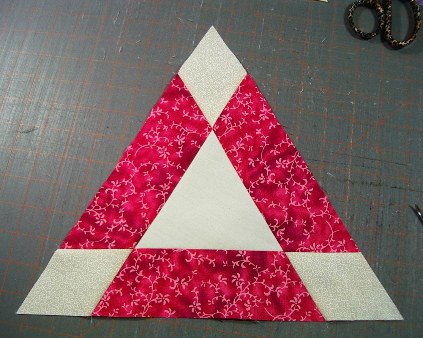 Cat on my Quilt Designs: Equilateral Triangle block Tutorial