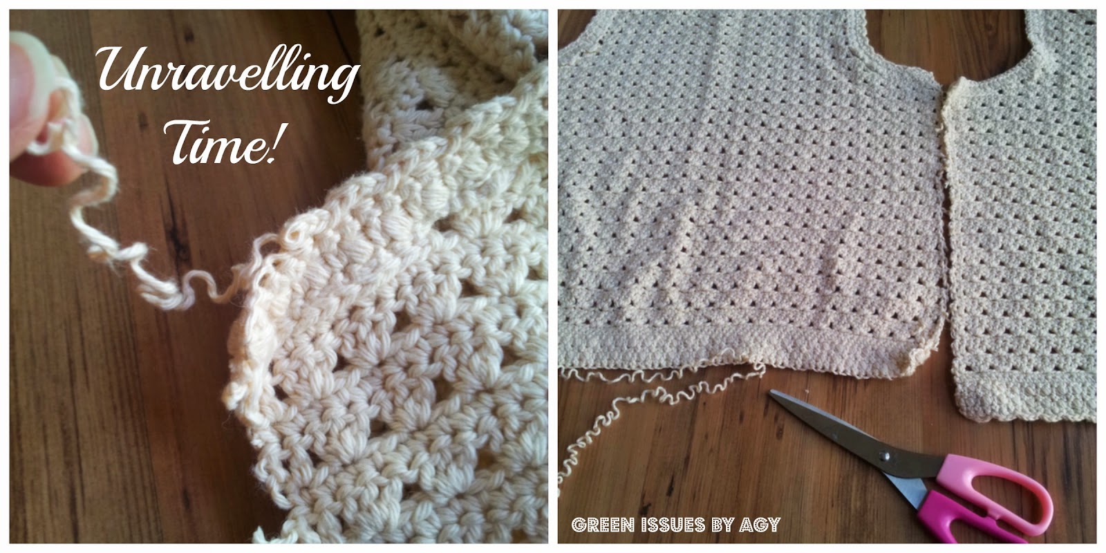 How to Unravel a Sweater to Upcycle Yarn - Green Issues by Agy