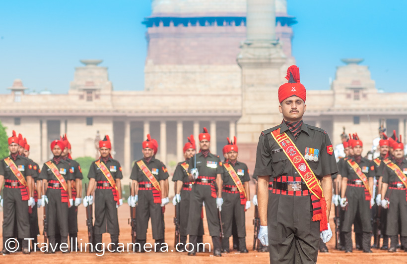 The elaborate 'Change of Guards' ceremony at Indian President's House ...