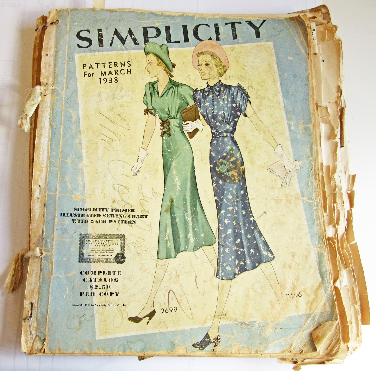 A Few Threads Loose: My 1938 Simplicity Catalog - Equal Parts Sad and ...
