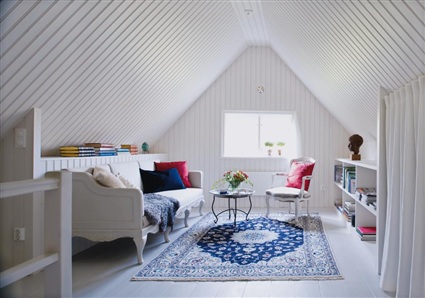 Elegant Abode: beautifully angled ceilings