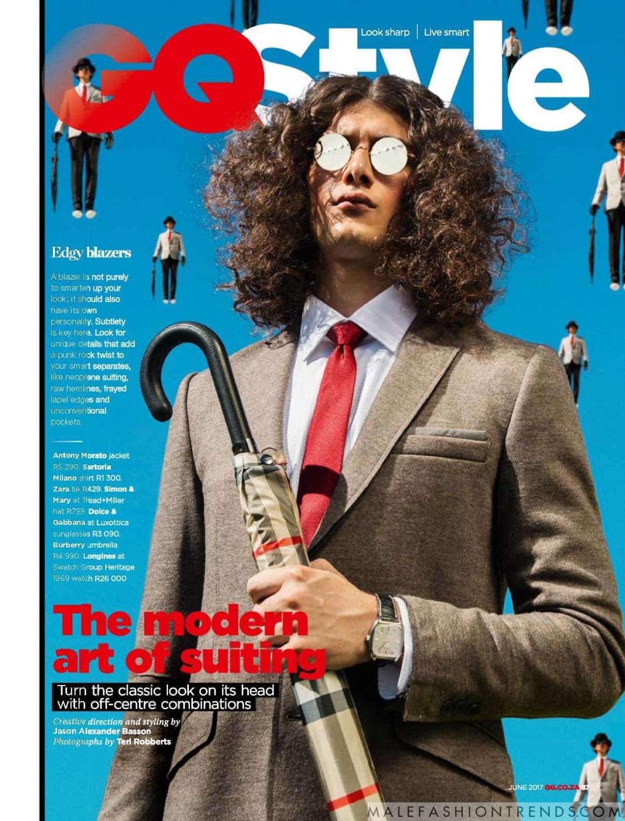 Liam du Plessis y Max Roy Depaepe para GQ Sudáfrica