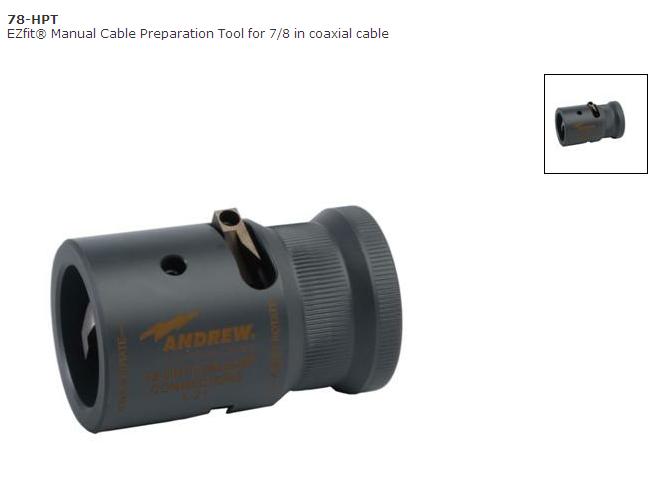 ANDREW COMMSCOPE: Cutting Tool Cable Feeder Andrew Commscope