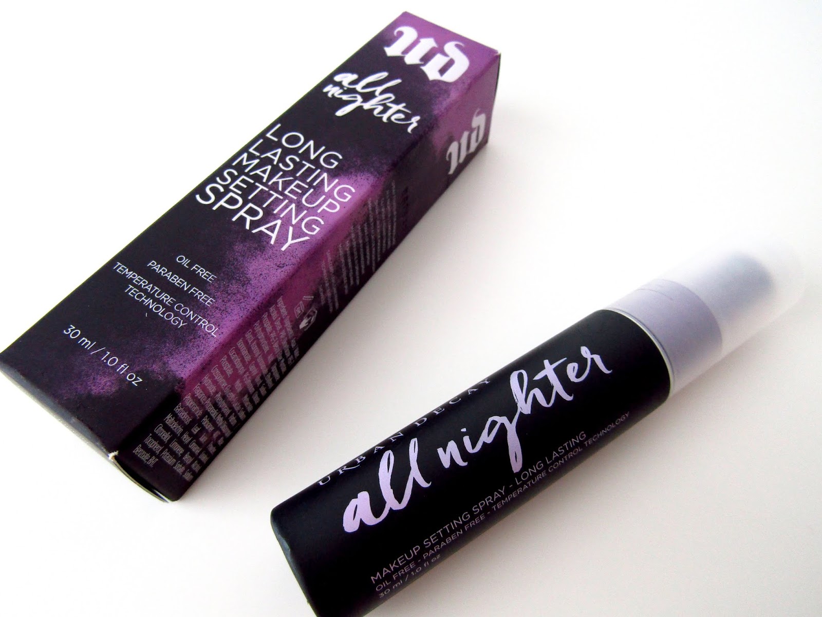 REVIEW: Urban Decay all nighter setting spray - Aishettina