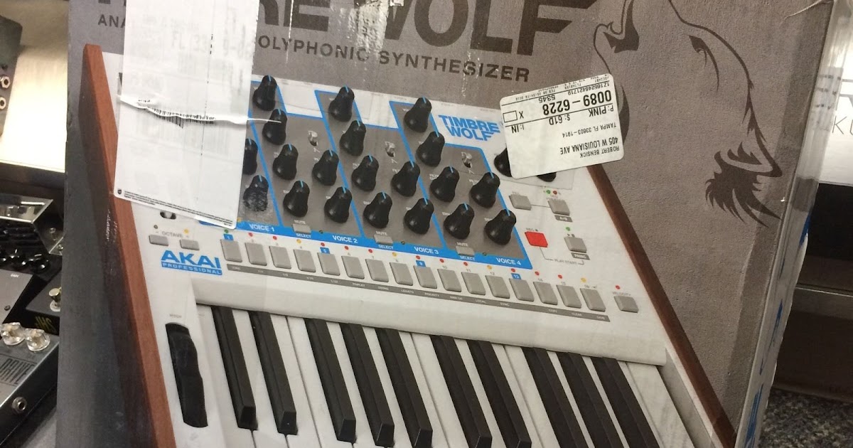 MATRIXSYNTH: Akai Timbre Wolf Analog Synthesizer with Original Box