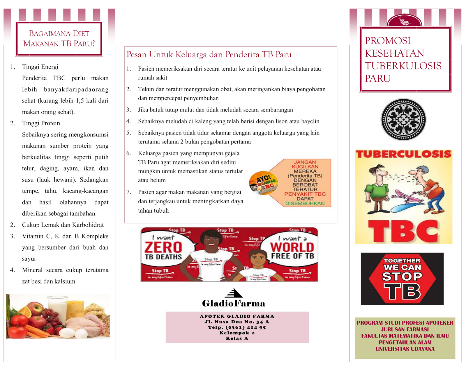 PROMOSI KESEHATAN "TUBERKULOSIS PARU": Desember 2016