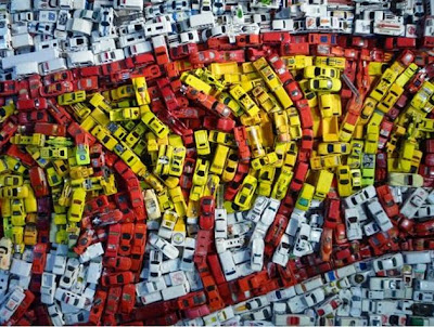 // M: Hot Wheels collage