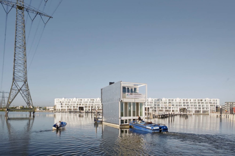 Dutch floating houses district, Amsterdam, Holland: Most Beautiful ...