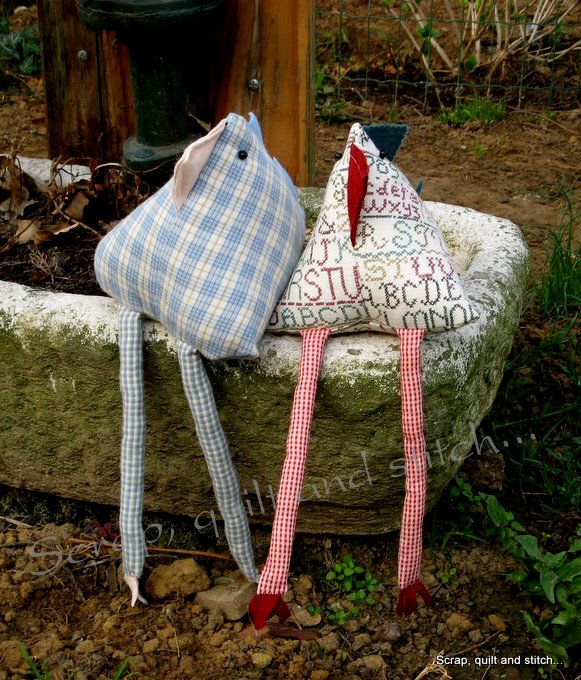 Scrap,quilt and stitch: Cocotte pour Pâques