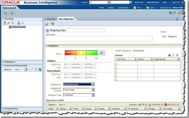 Diksha Sea: [OBIEE 11g] Creating Scorecards