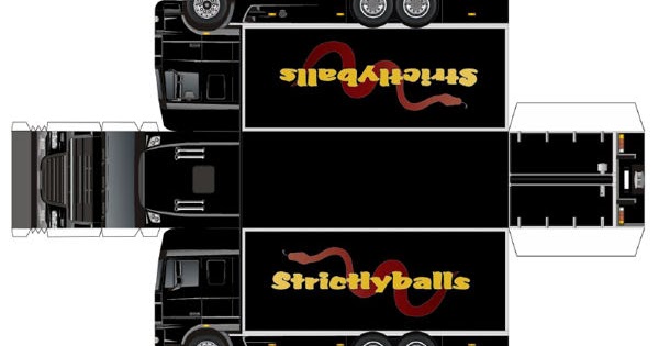 SP. Papel Modelismo: PaperCraft Truck - Caminhão Baú