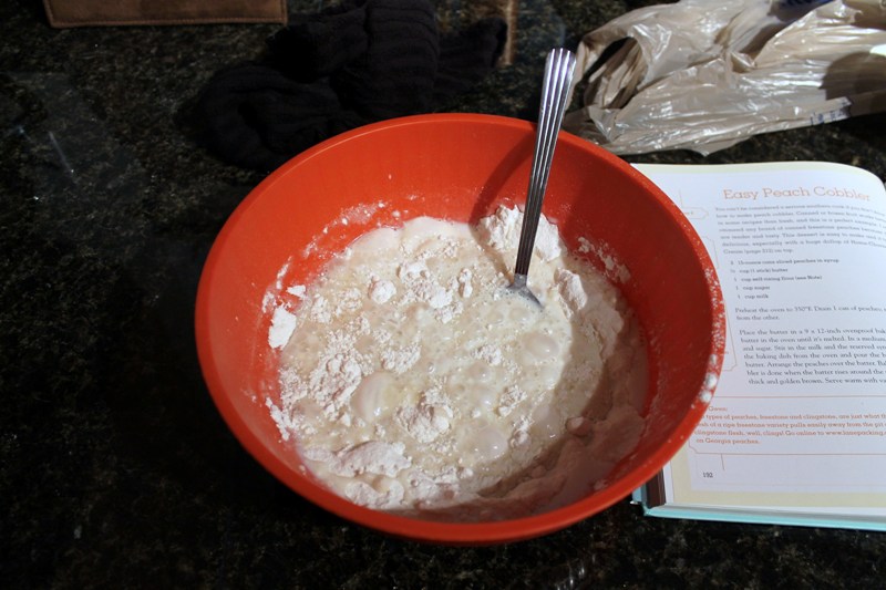 Cowboy Cookies: Easy Peach Cobbler