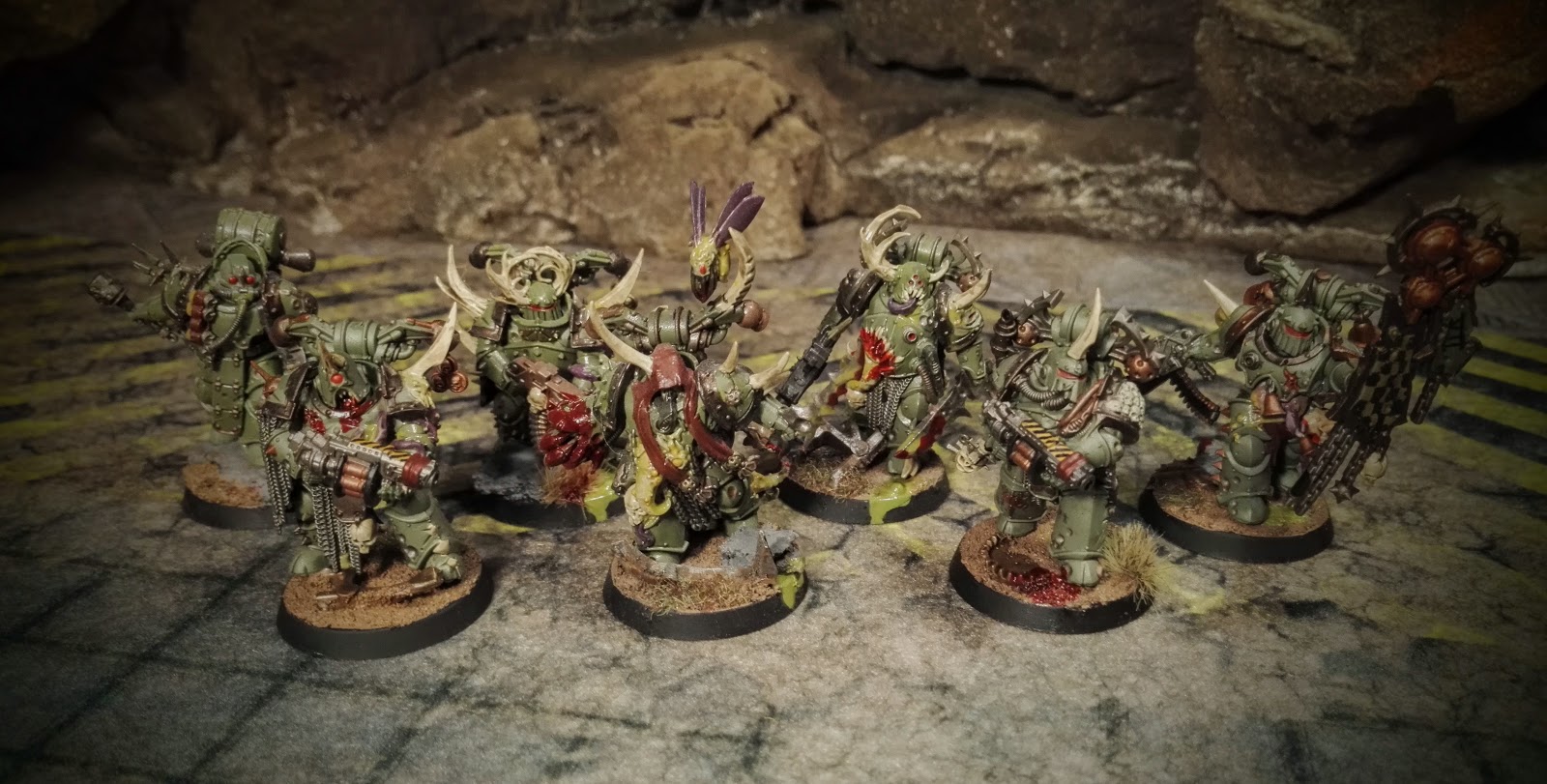 Bloodbeard's Garage: 40k: Nurgle Death Guard and Demons