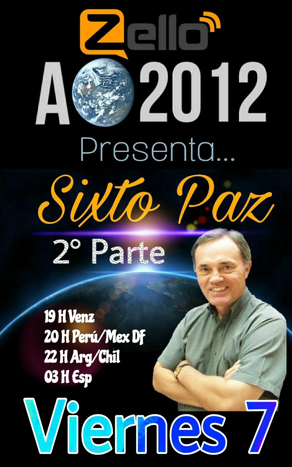 Rahma: Entrevista a Sixto Paz Wells el viernes 7 de Abril de 2017