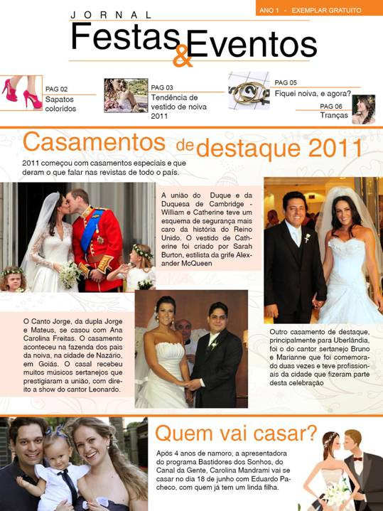 Blog La Belle: La Belle no Jornal Festas e Eventos