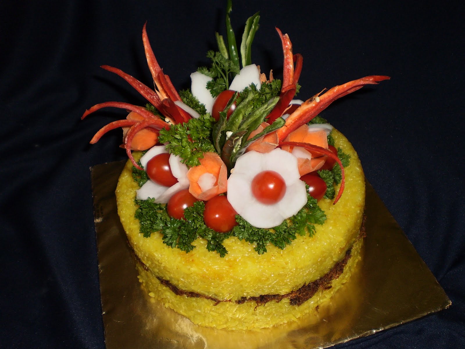 Craving Cakes with Noni: Pulut Kuning Berhias 1Kg