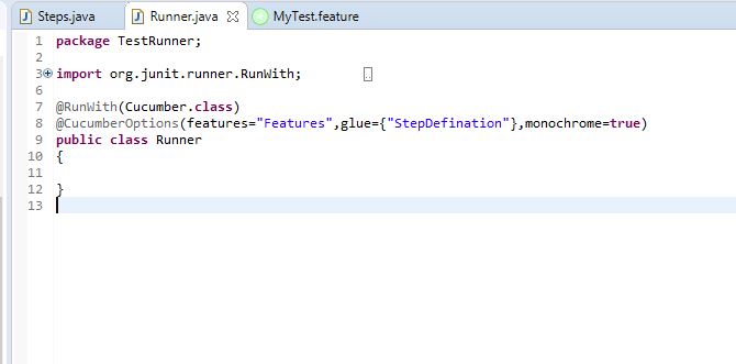 Selenium: BDD Cucumber- Cucumber Options Selenium: BDD Cucumber- Cucumber Options