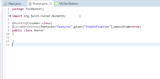 Selenium: BDD Cucumber- Cucumber Options Selenium: BDD Cucumber- Cucumber Options