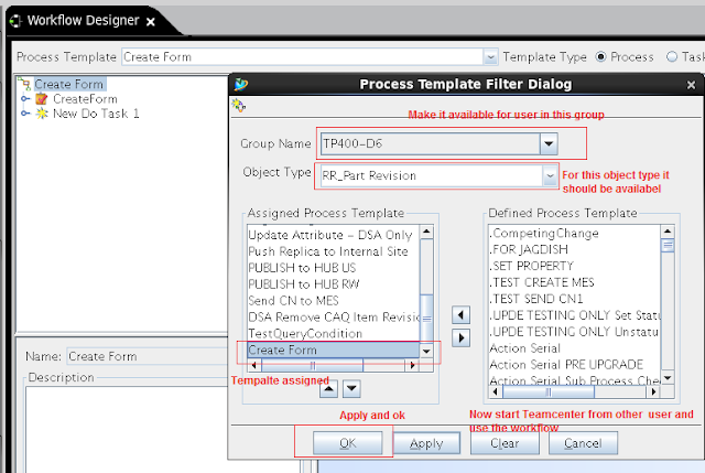 Teamcenter Open Gate: Teamcenter WorkFlow : Create form and attach to ...