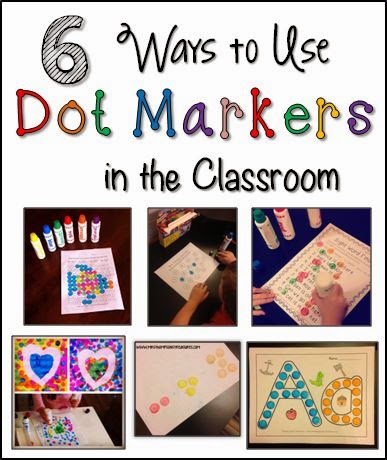 6 Ways to Use Dot Markers (Bingo Daubers) in the Classroom - Mrs ...