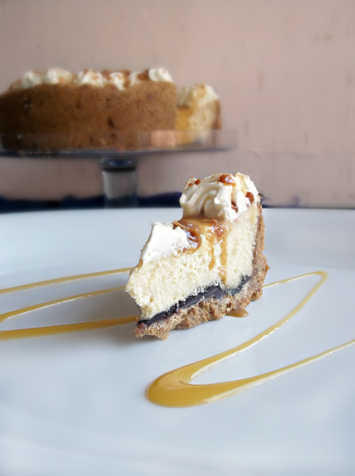 Lick The Spoon: Sticky Caramel Toffee Cheesecake