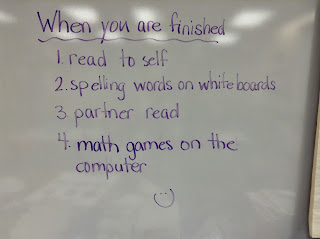 Second Grade Smartypants: I'm Done With My Work....Now What???