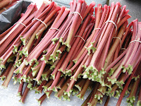 delicious dairyland: Sign of Spring: Rhubarb at the Farmers Market