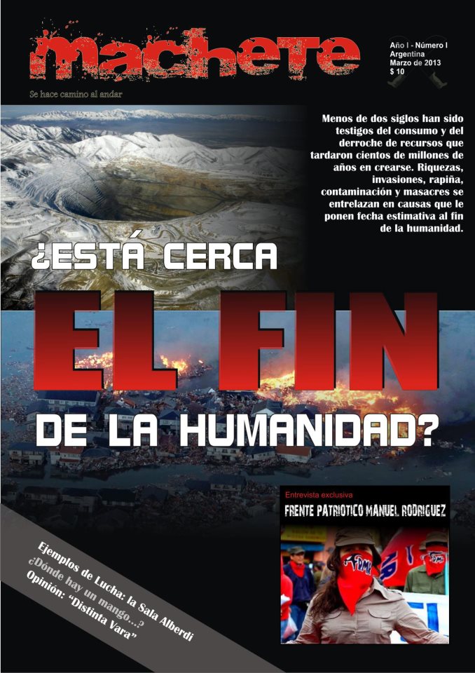 Memoria periodística.: REVISTA MACHETE N° 1.