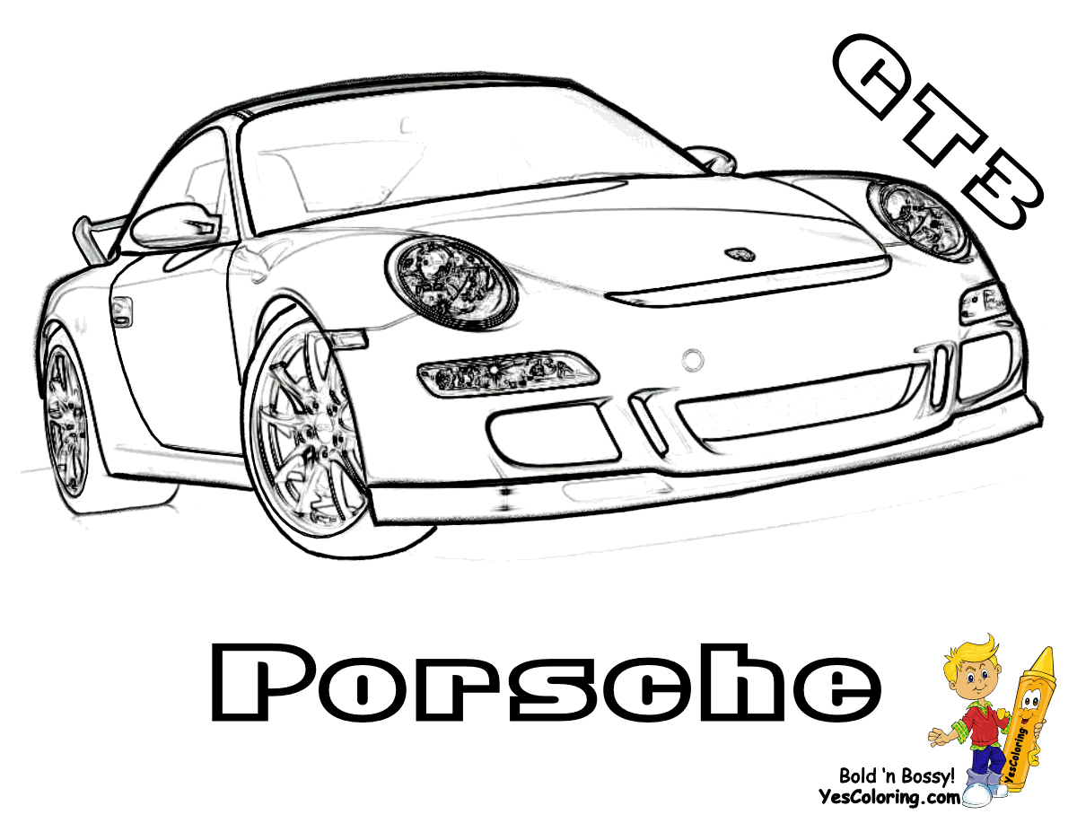 AUSMALBILDER PORSCHE 918 SPYDER - Ausmalbilder Einhorn