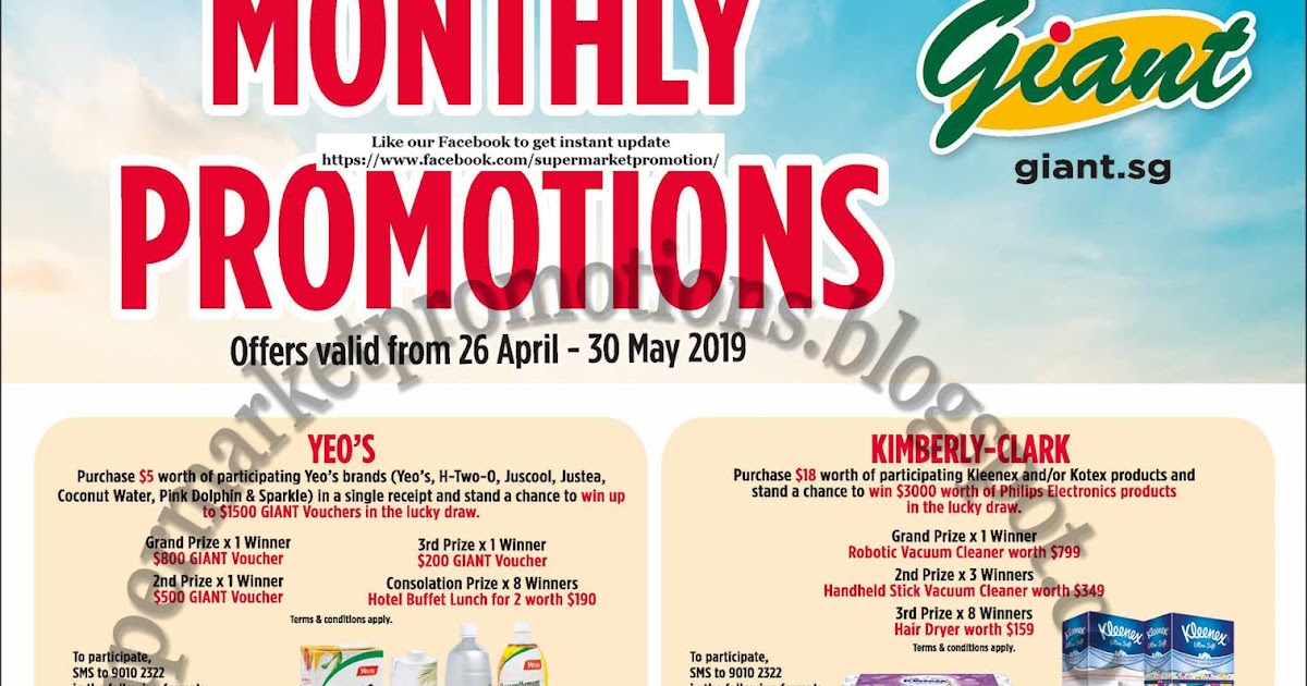 Giant Monthly Promotions 26 April - 30 May 2019 ~ Supermarket Promotions