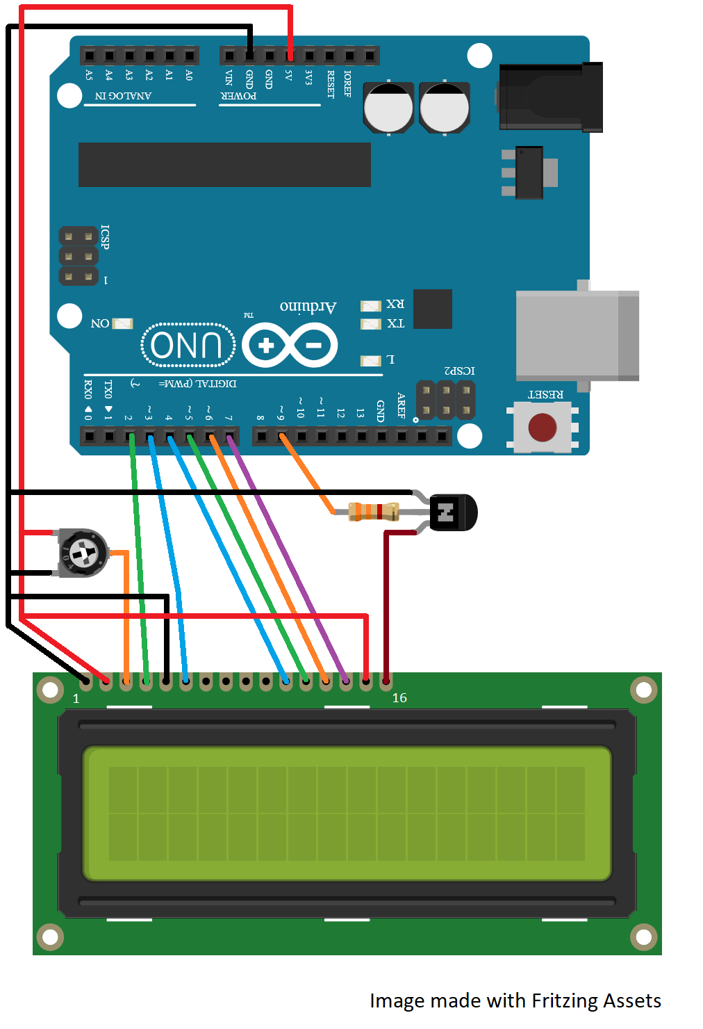 Thinking In 16 Bits: Scrolling Text On LCD with Arduino Thinking In 16 Bits: Scrolling Text On LCD with Arduino