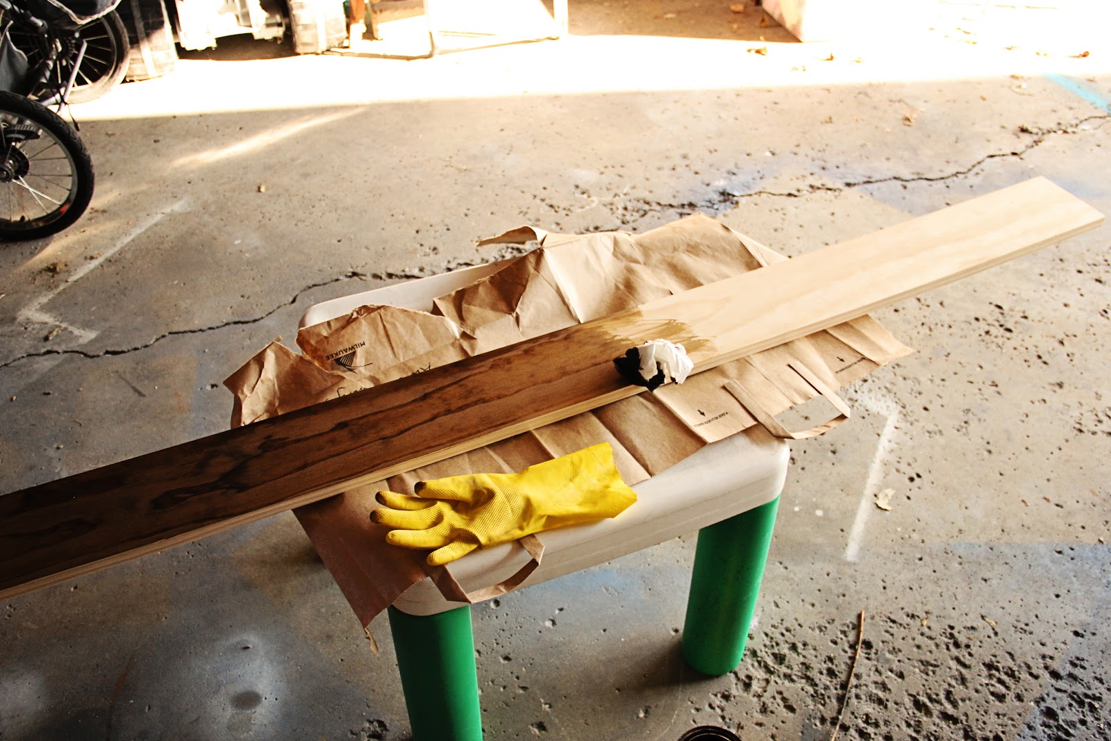 A Giant Measuring stick {DIY projects for kids}