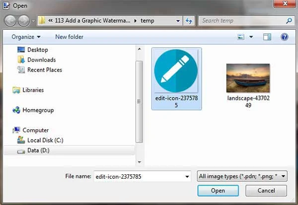 PhotoEffect: Add a Graphic Watermark to Images in Paint.NET